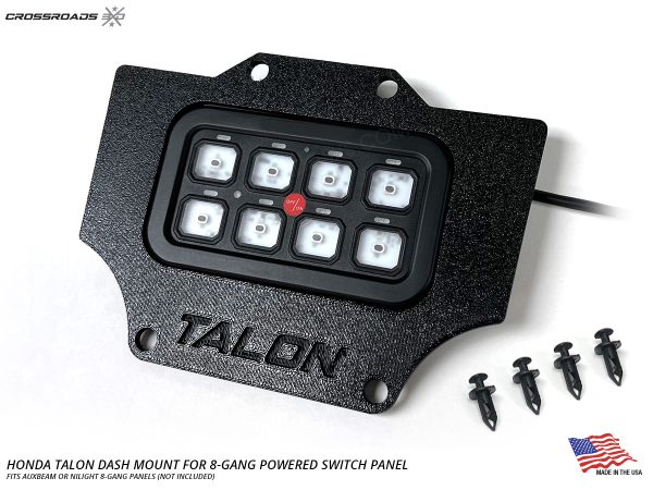 Dash Mount for the Honda Talon & 8-Gang Powered Switch Panel ...