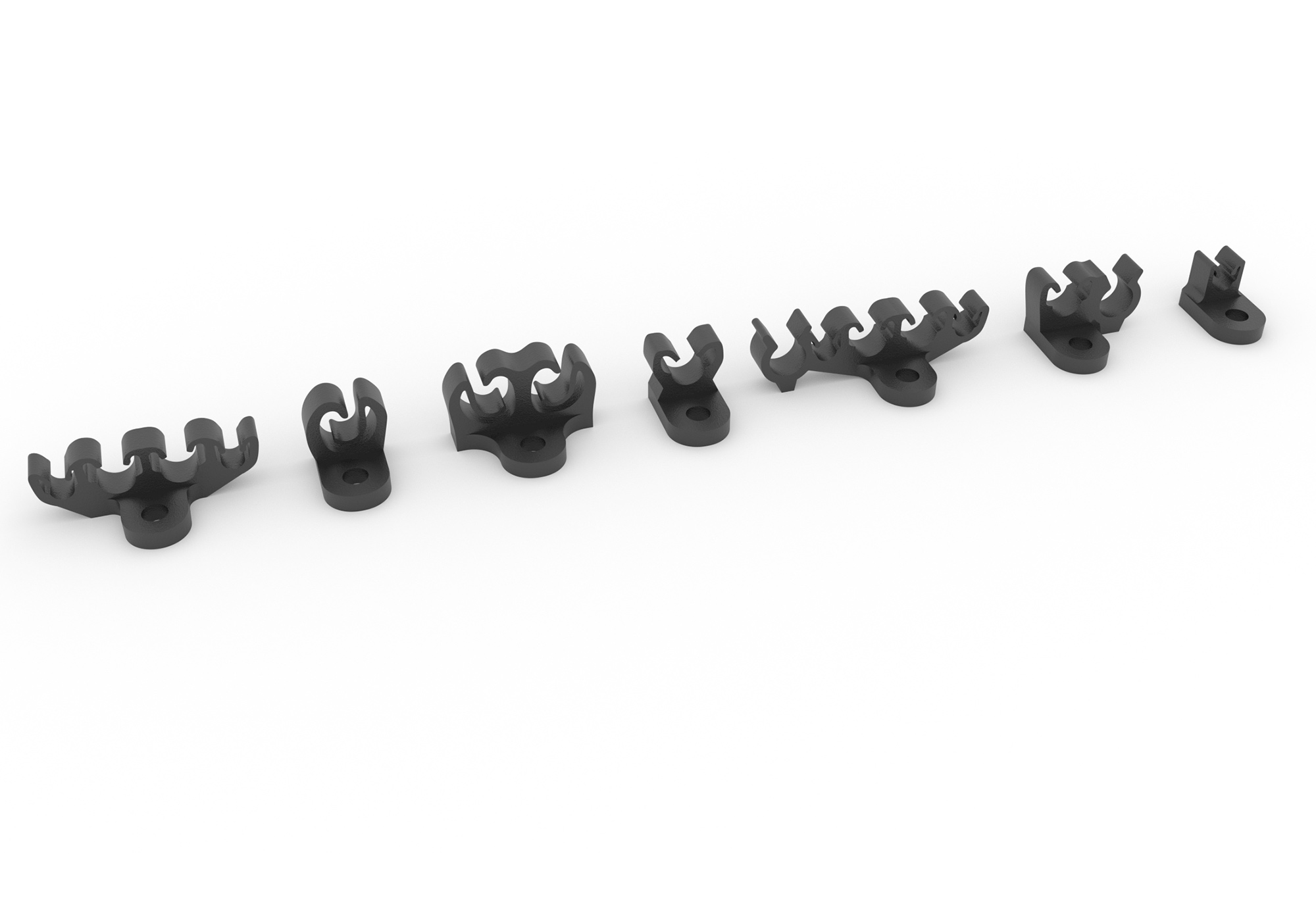 Fuel and Brake Line Clips (Experimental) - Crossroads 3D