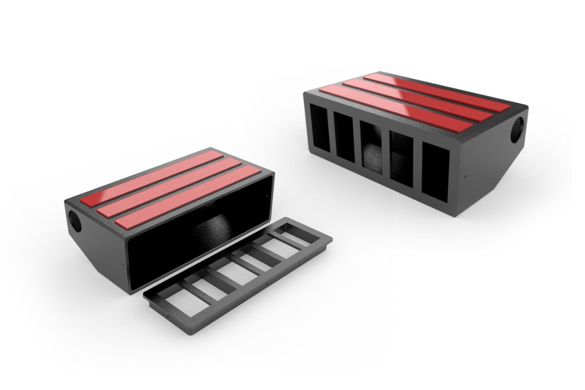 Multi-Gang Switch Panel - Flat Adhesive Mount - Crossroads 3D