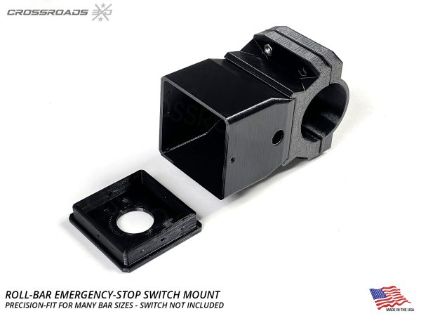 Roll-bar Mount for Emergency Switch (ESTOP button) - Crossroads 3D
