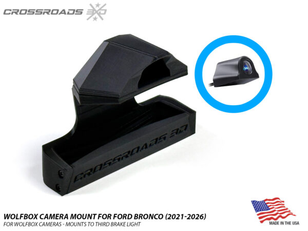 Ford Bronco Third Brake Light Mount for Wolfbox Camera Systems (2021 ...